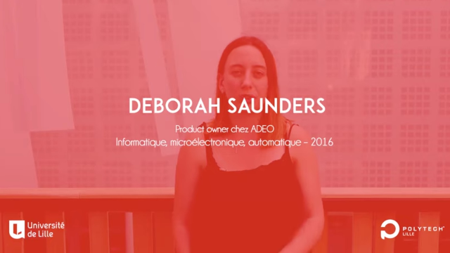 Deborah Saunders - product owner chez ADEO et IMA 2016 | Association des Ingénieurs Polytech ...
